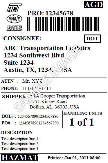 ShippingLabel | AAA Cooper Transportation